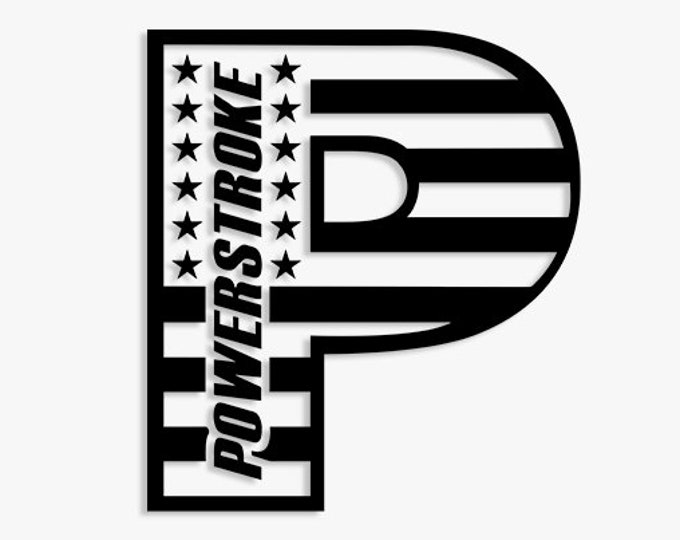 Powerstroke Flag | Png | Svg | Pdf | Jpeg | Cut Files - Etsy