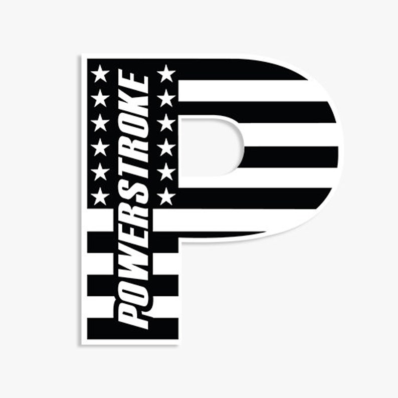 Powerstroke Flag | Png | Svg | Pdf | Jpeg | Cut Files - Etsy