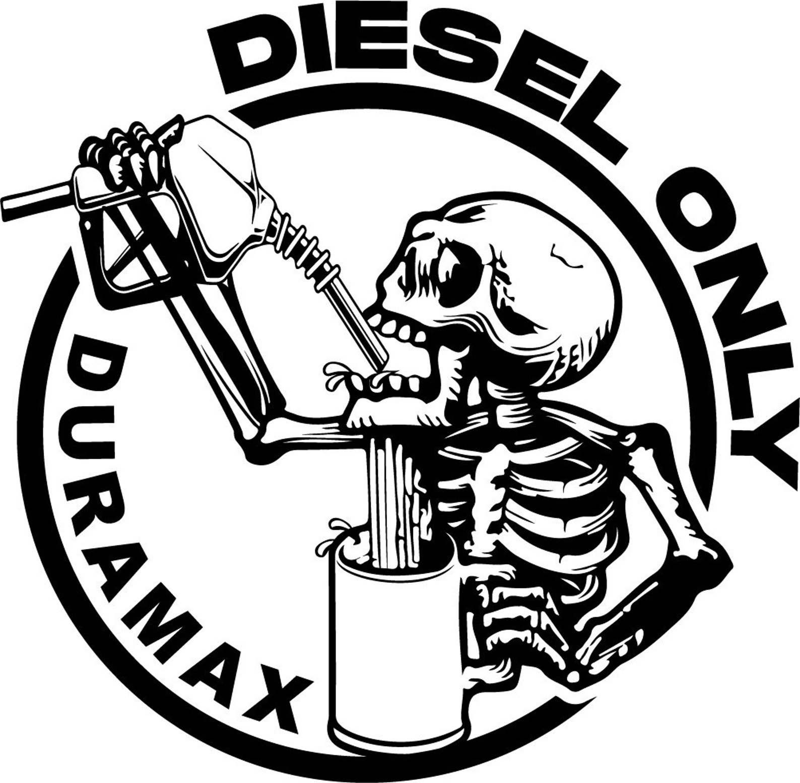 Duramax Diesel Only | Png | Svg | Pdf | Jpeg | Cut Files - Etsy