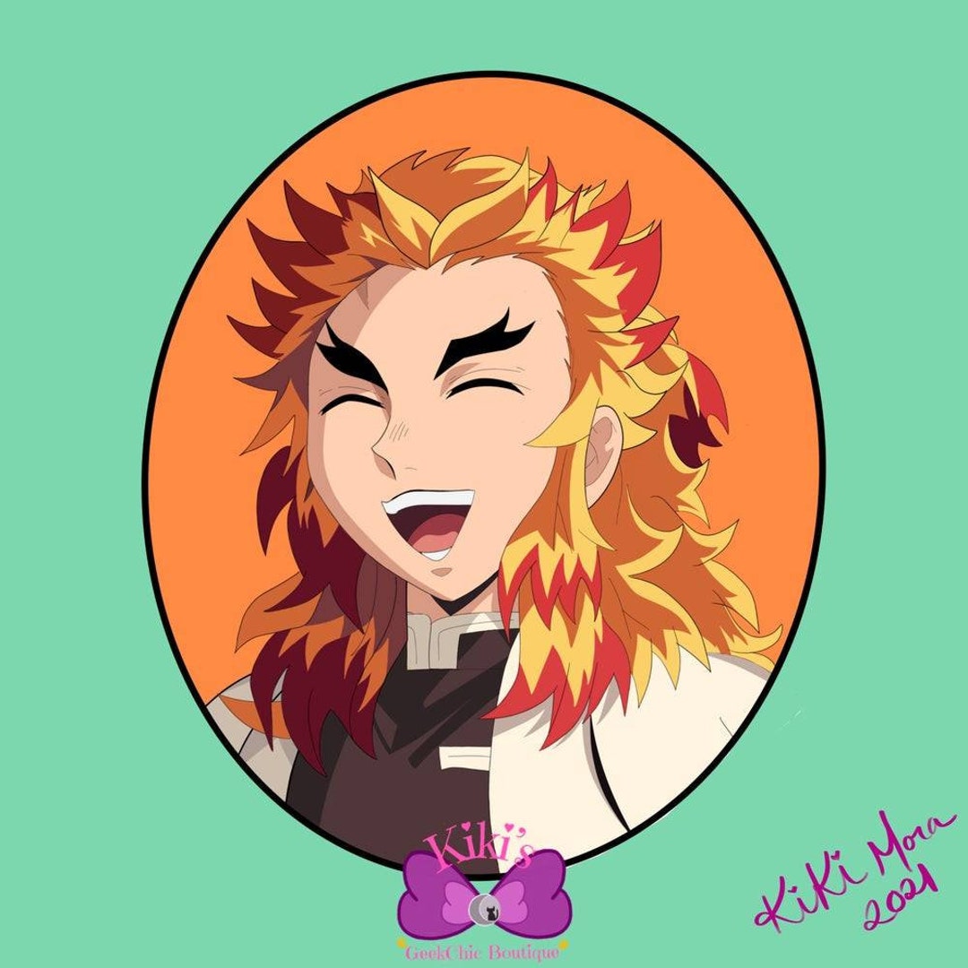 Laughing Flame Guy Print - Etsy