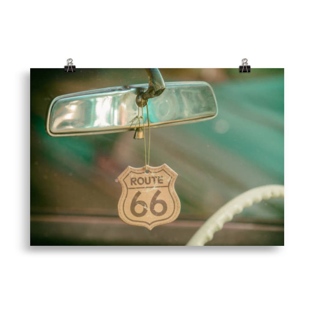 Poster Route 66, Vintage Travel, US Classic Car - Etsy