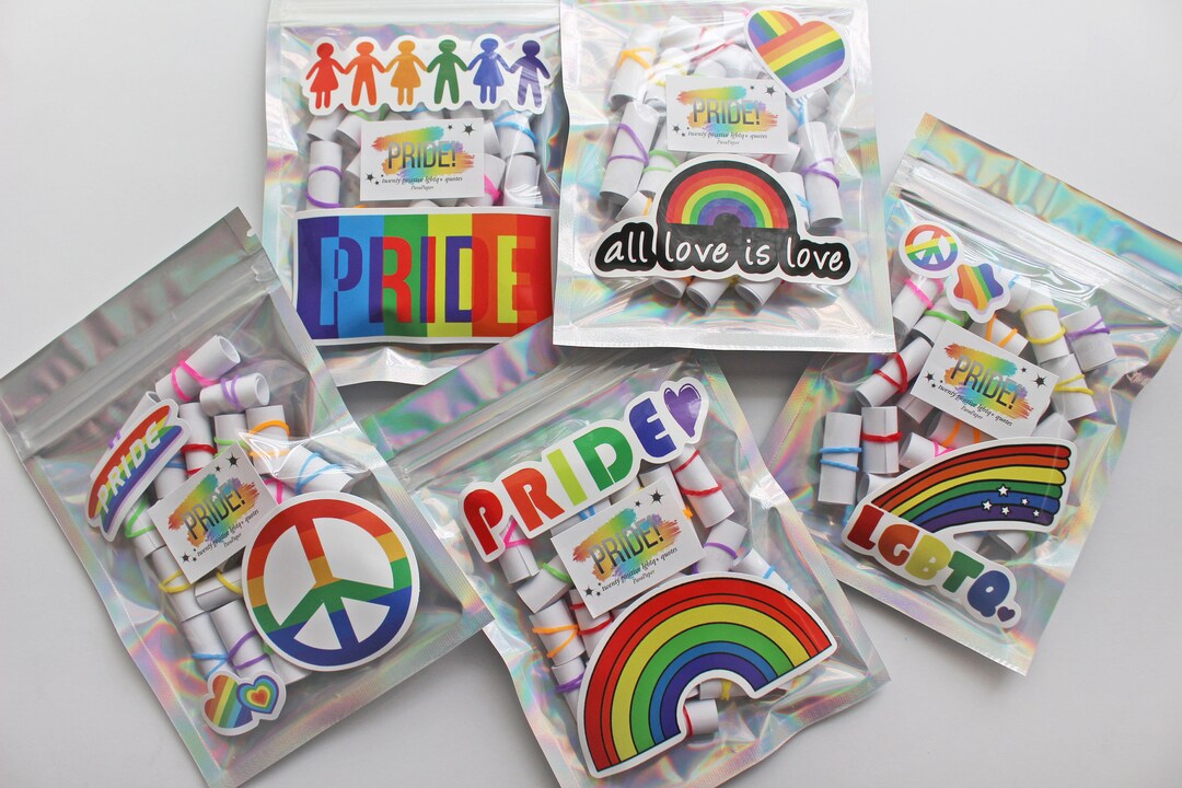 Pride Quote Bag - LGBTQ+ Party Event Favors - Pride Month Gifts, Say ...