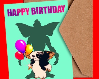Gremlins Birthday Card - Etsy UK