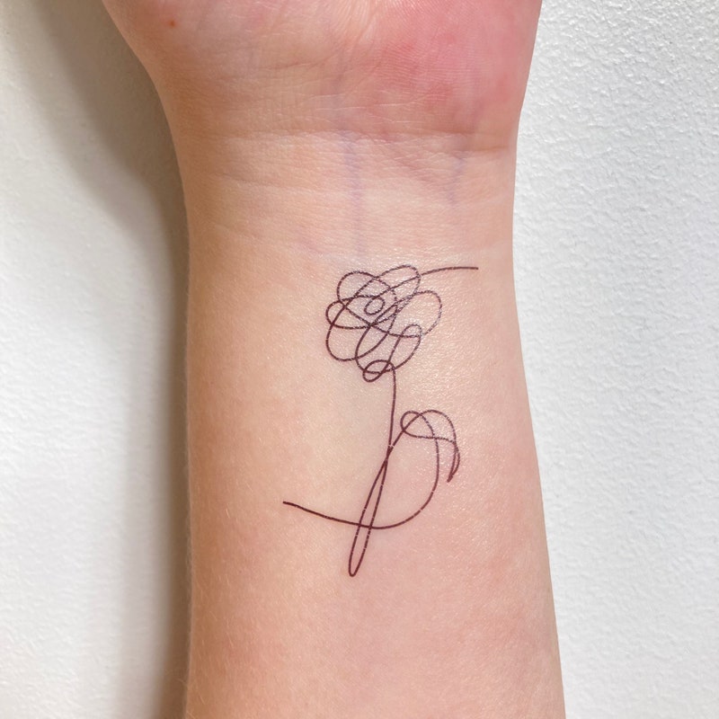 Bts Tattoo - Etsy