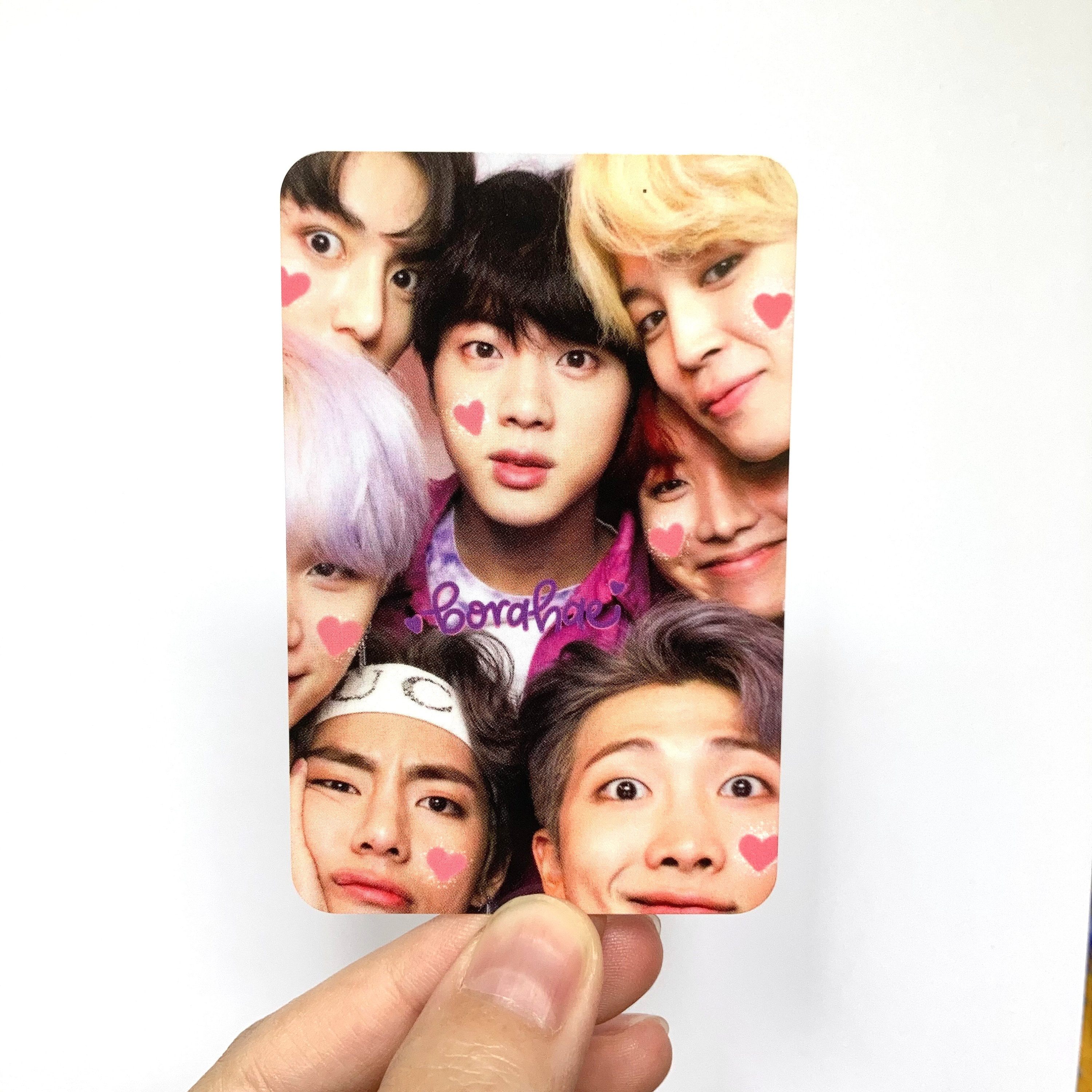 BTS Photocards Borahae OT7 Photocard Bts Group Photocard - Etsy