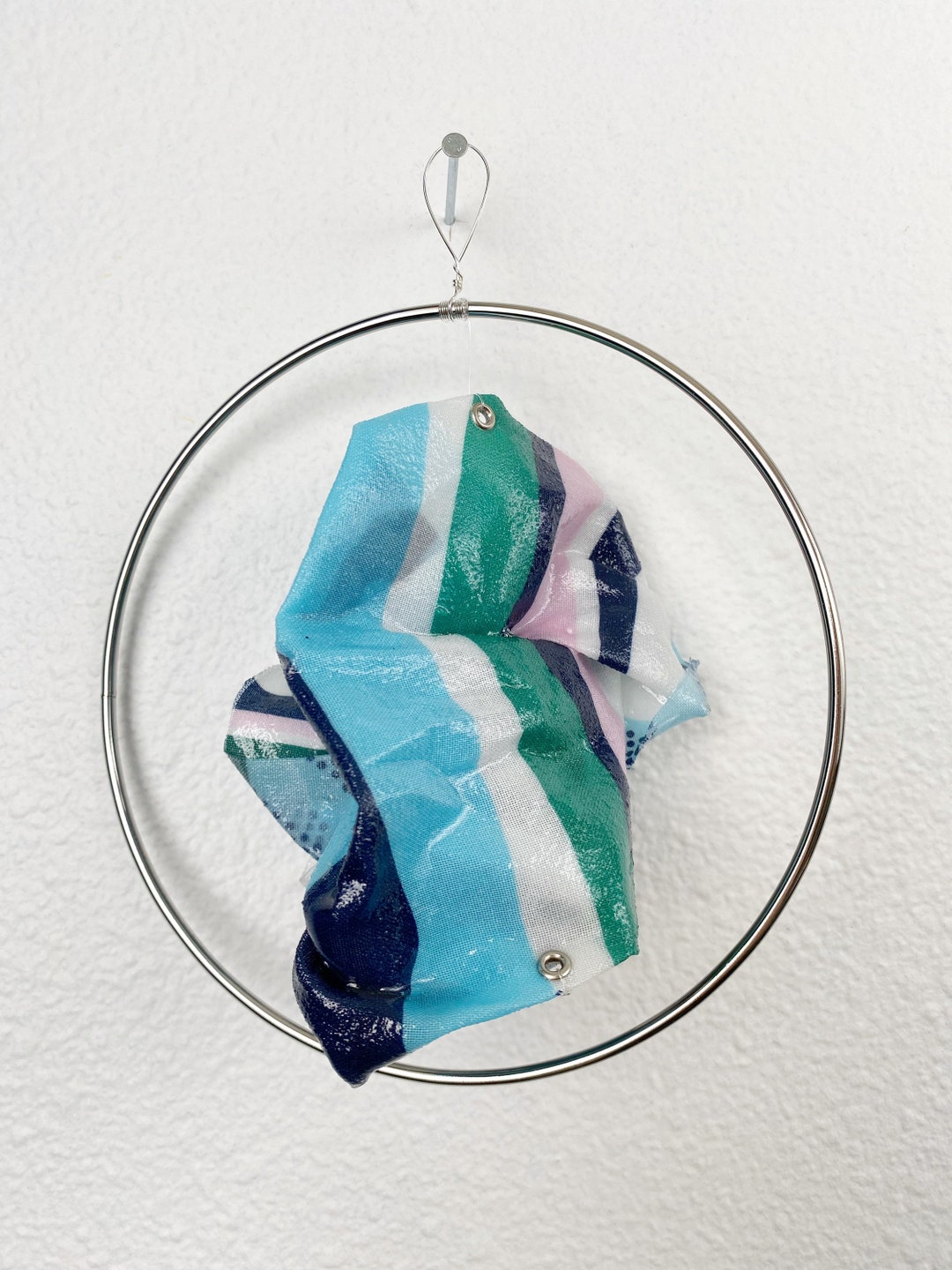 Resin Small Floating Fabric Puffs ornament bay Stripe From emily ...