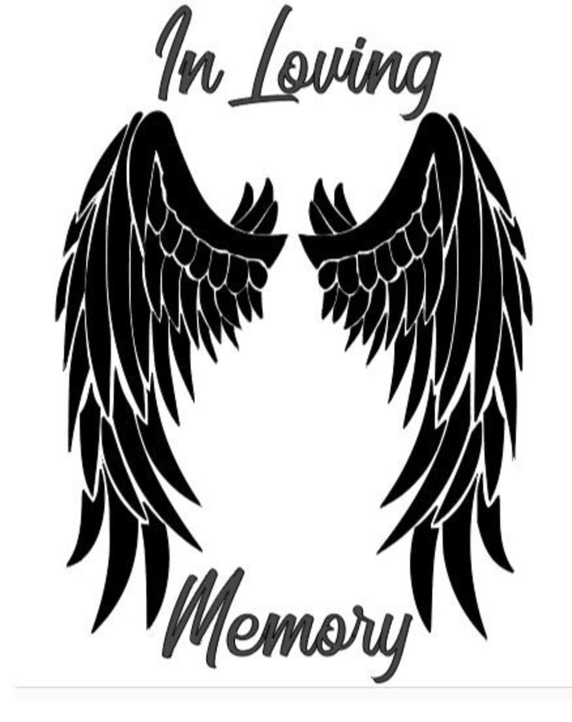 In Loving Memory SVG - Etsy