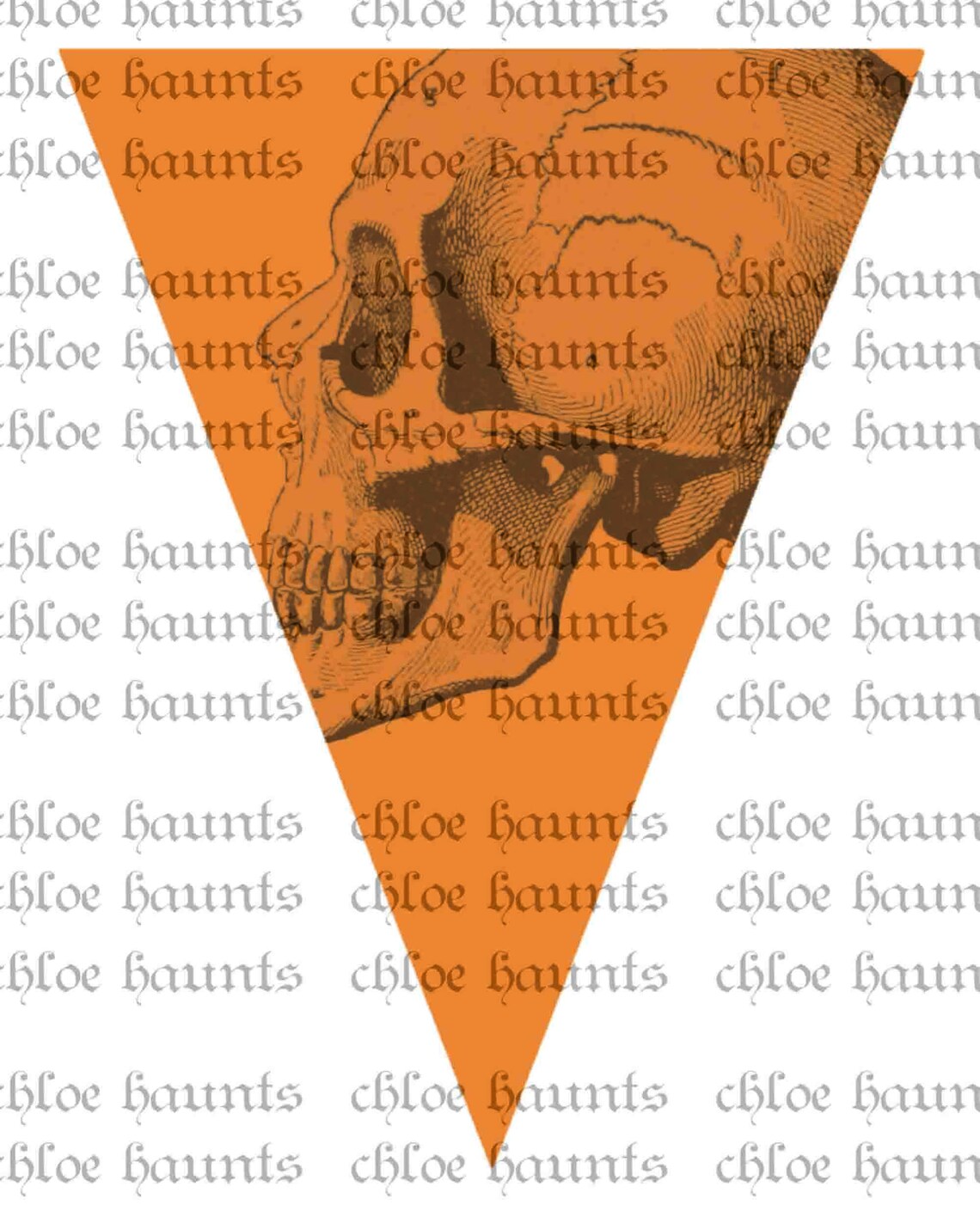 Vintage Halloween Digital Bunting Banner Victorian Antique - Etsy