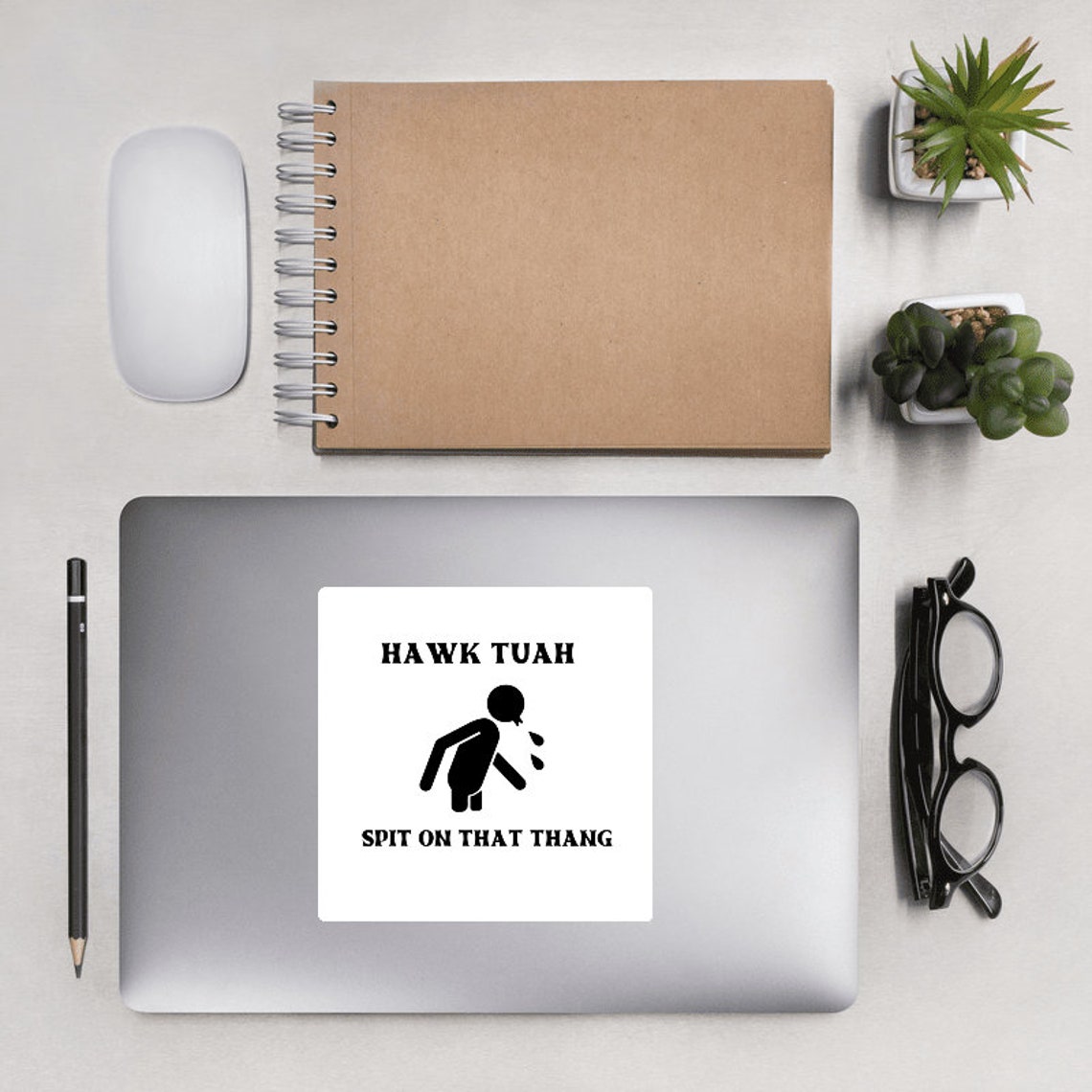 Hawk Tuah Spit on That Thang Stickers - Etsy