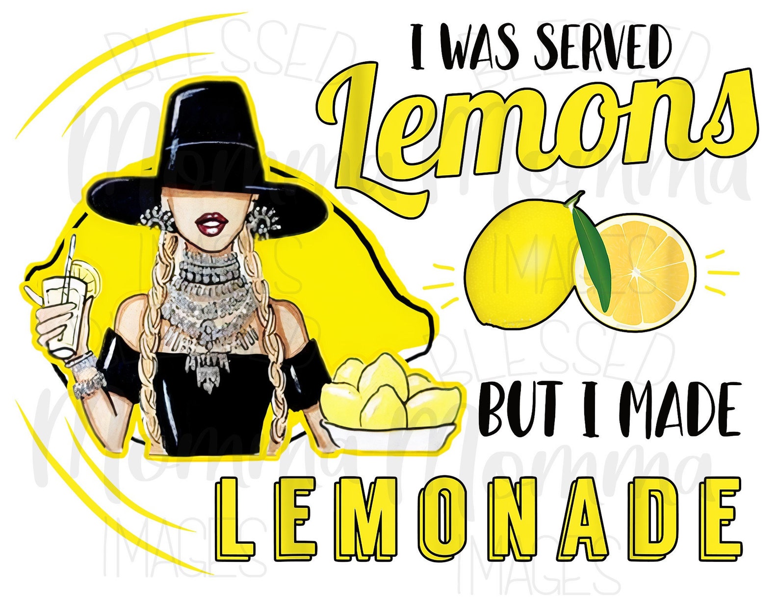 Beyonce Lemonade Png Sublimation, Popular Png, Lemons to Lemonade ...