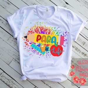 Para Life Png Sublimation, Paraprofessional Png, Popular Design, Cute ...