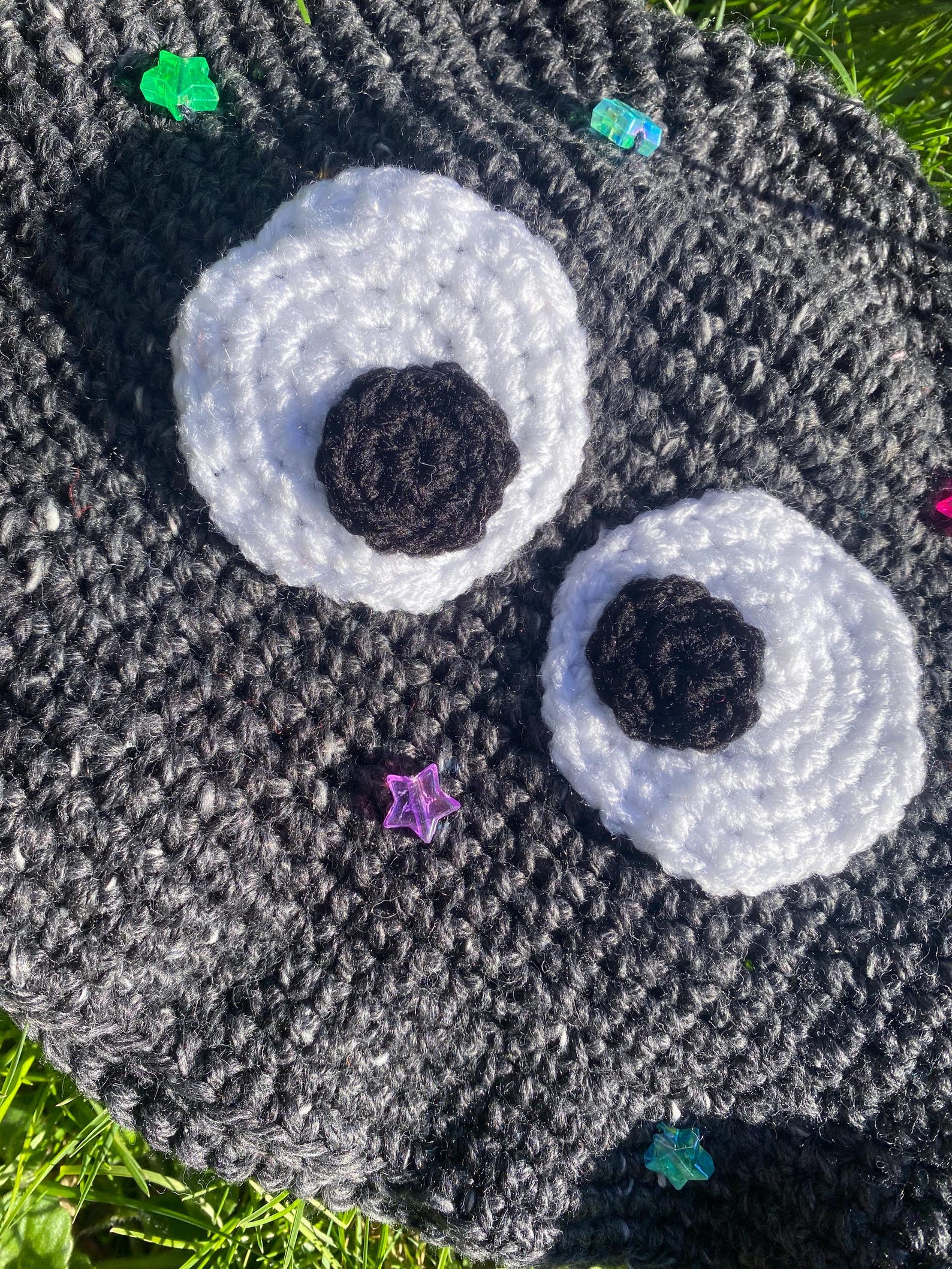 Crochet Soot Sprite Hat, Cute, Studio Ghibli, My Neighbour Totoro ...