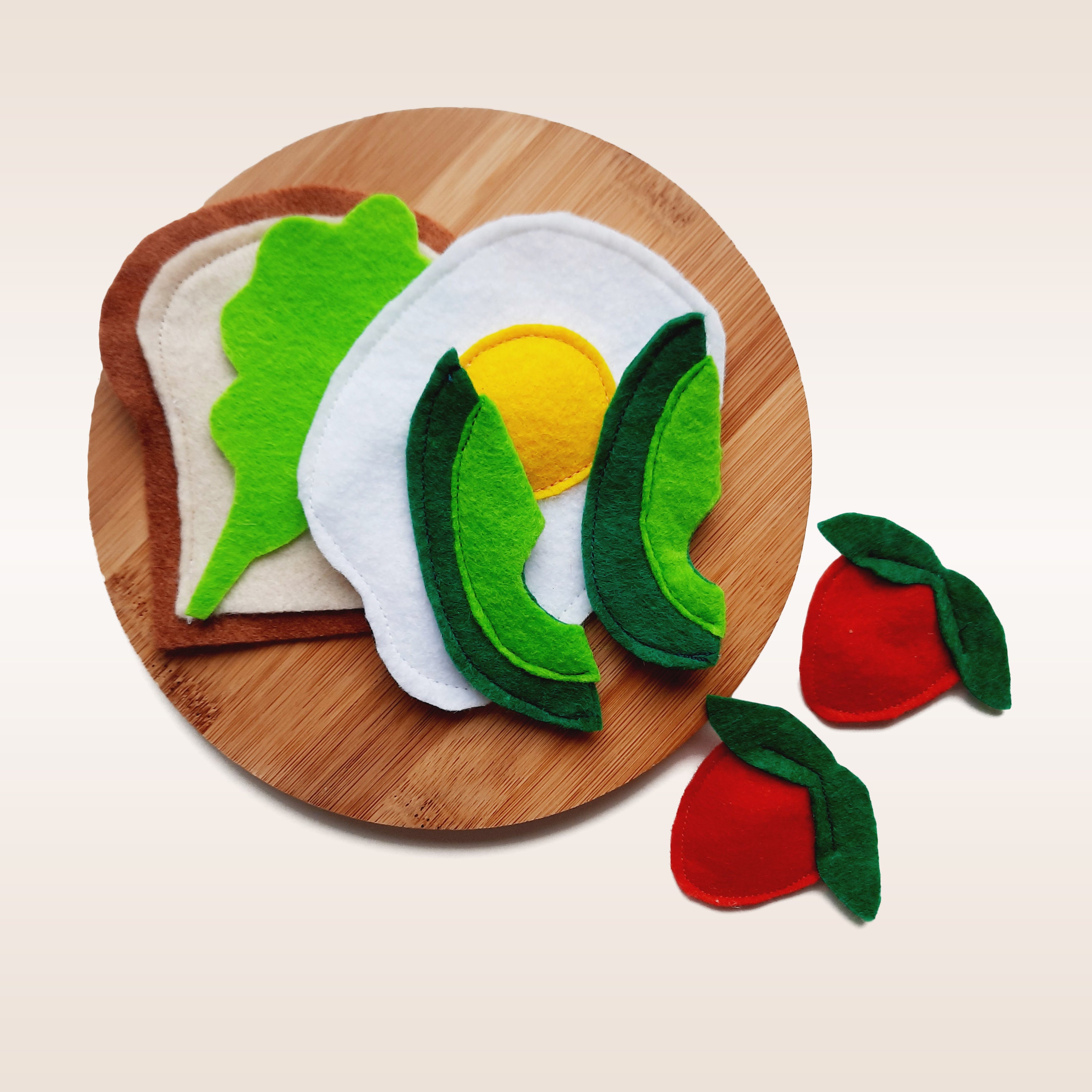 Felt Food Breakfast, Play Food Set, Felt Sandwich, Felt Pancake Set ...