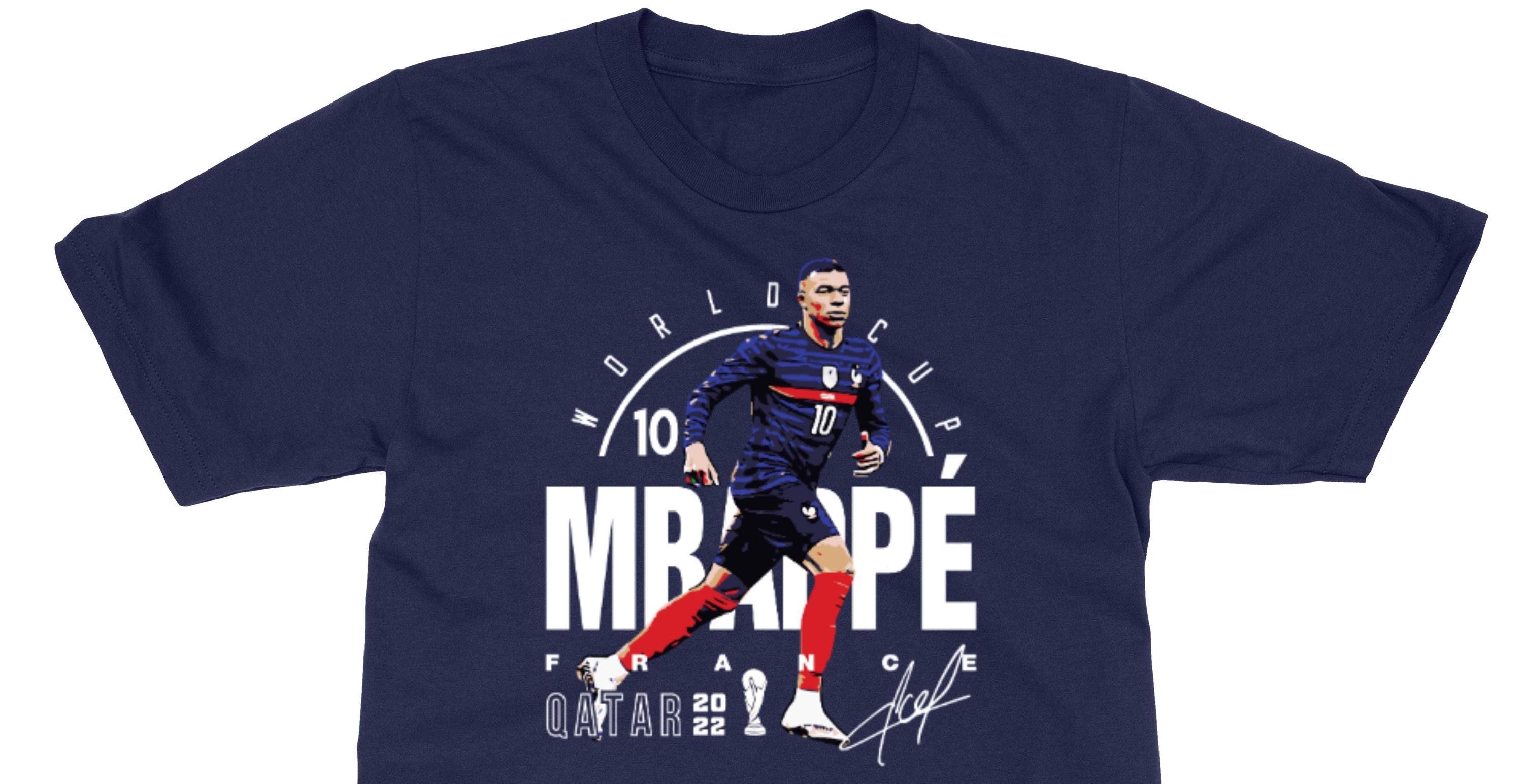 Mbappe France Star Player Inspired Jersey World Football Champions ...