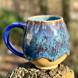 Blue Drips Mini Mug - Etsy