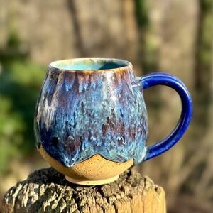 Blue Drips Mini Mug - Etsy