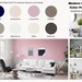 Modern Glam Paint Color Scheme | Prepackaged Professional Interior ...