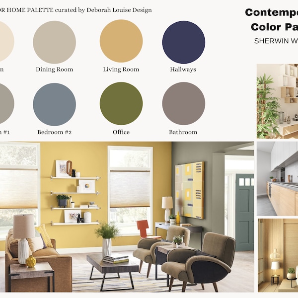 Sherwin Williams Color Palette - Etsy