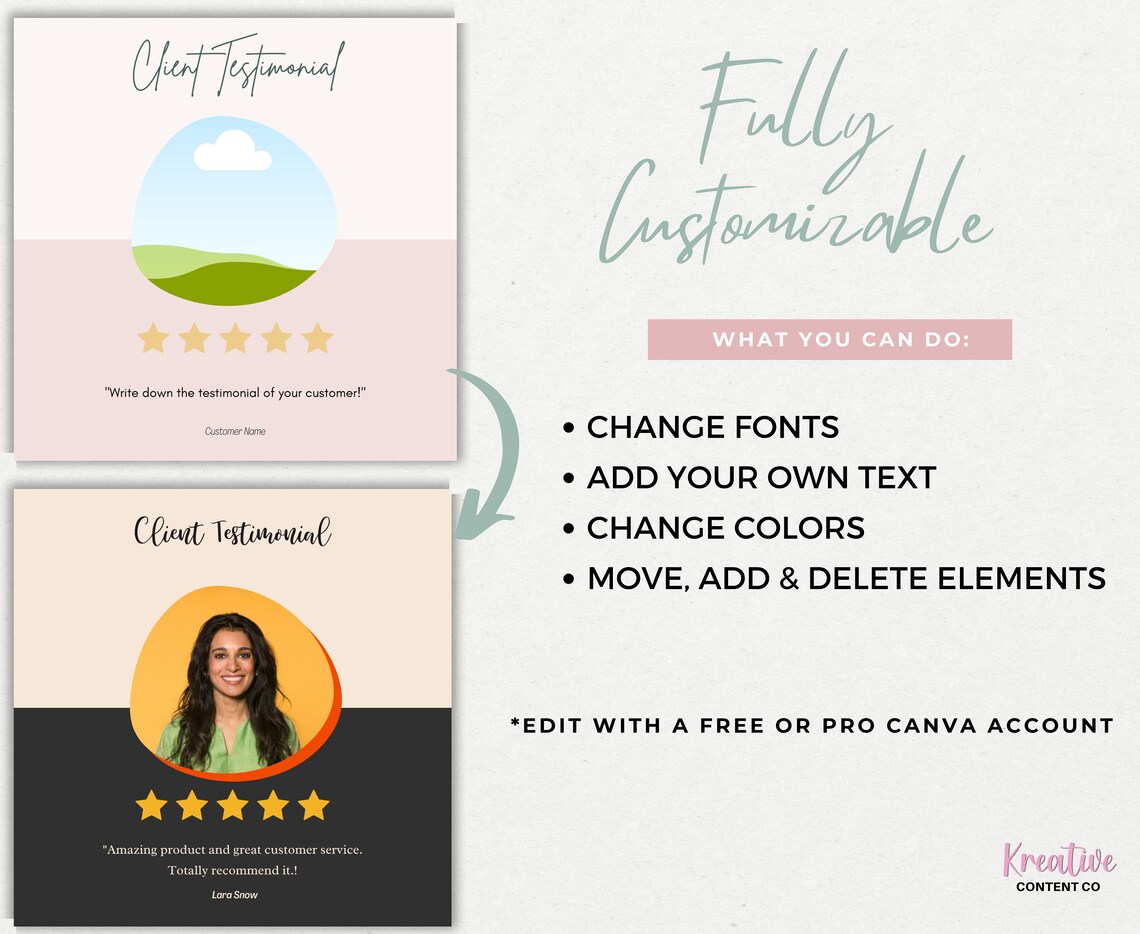 15 Testimonial Instagram Posts Social Media Post Instagram - Etsy