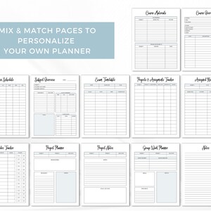 Student Planner Canva Template OK Commercial Use PLR - Etsy