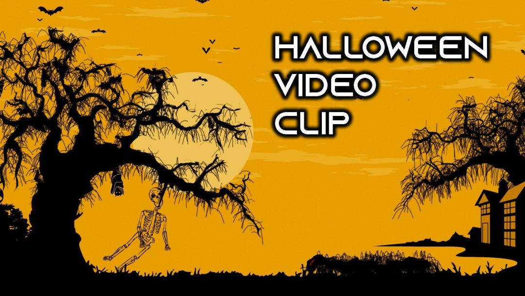 Halloween Video Clip, Full HD 1920x1080p, Video Animation for Video ...
