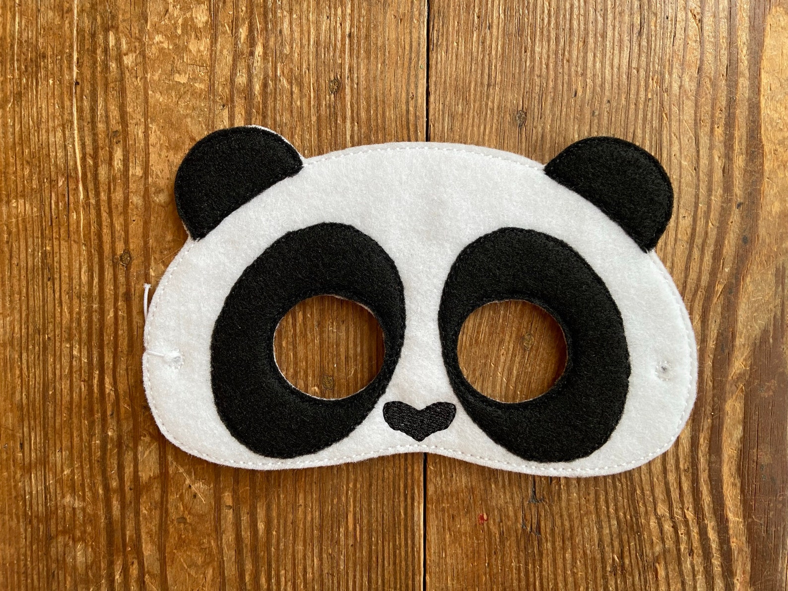 Panda Mask Kids Mask Pretend Play Dress Up Felt Mask Felt | Etsy