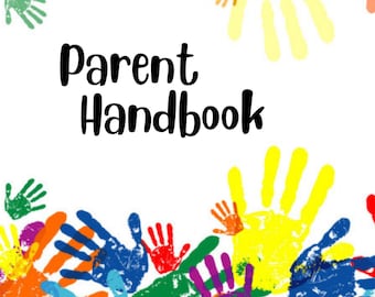 Daycare Parent Handbook: Fully Editable PDF, Microsoft Word, & Text ...