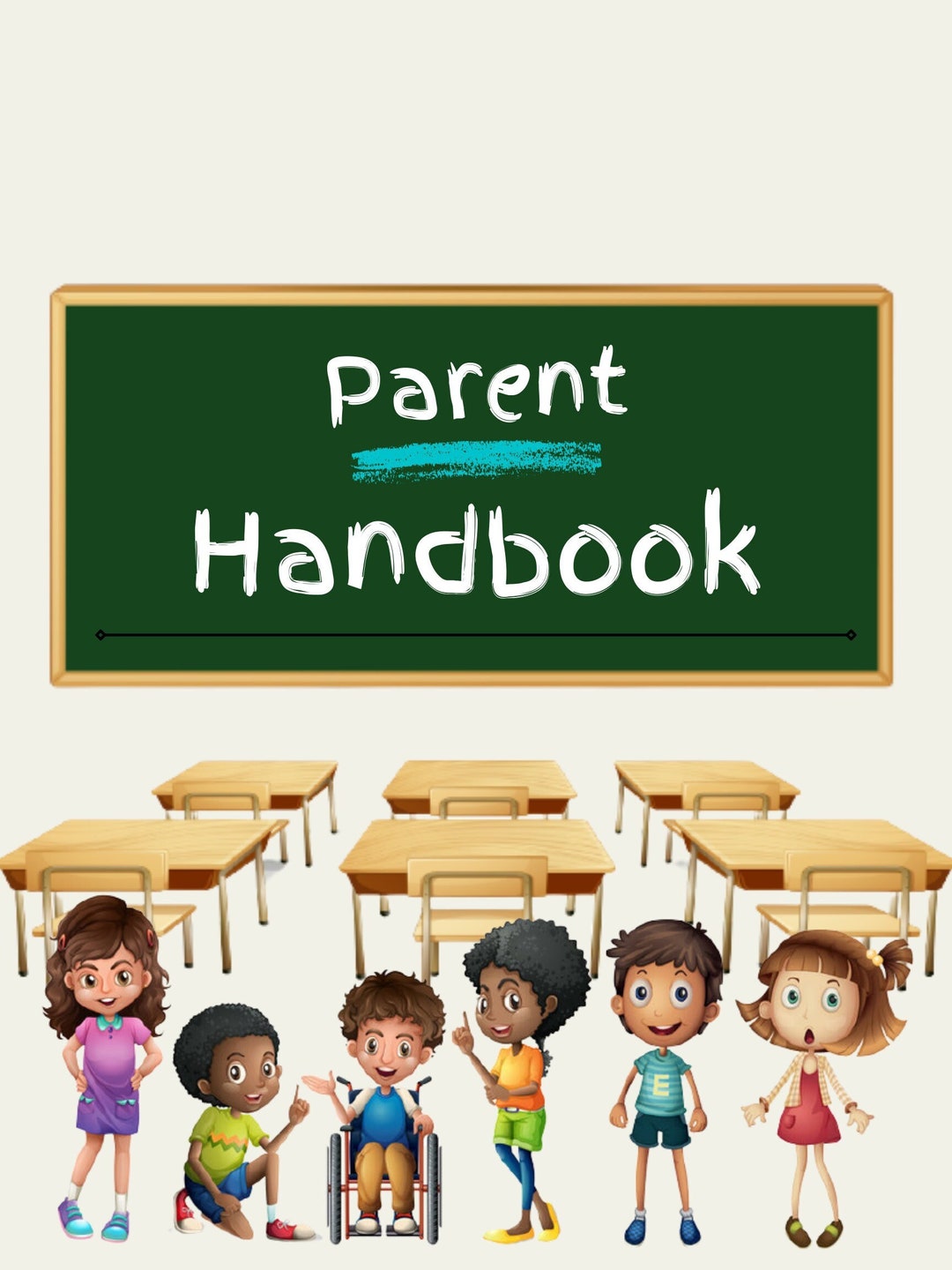 Editable Daycare Parent Handbook (premium Edition)| Fully Editable ...