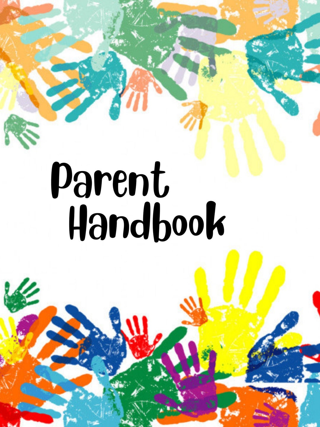 Editable Daycare Parent Handbook (premium Edition) Cover Included ...