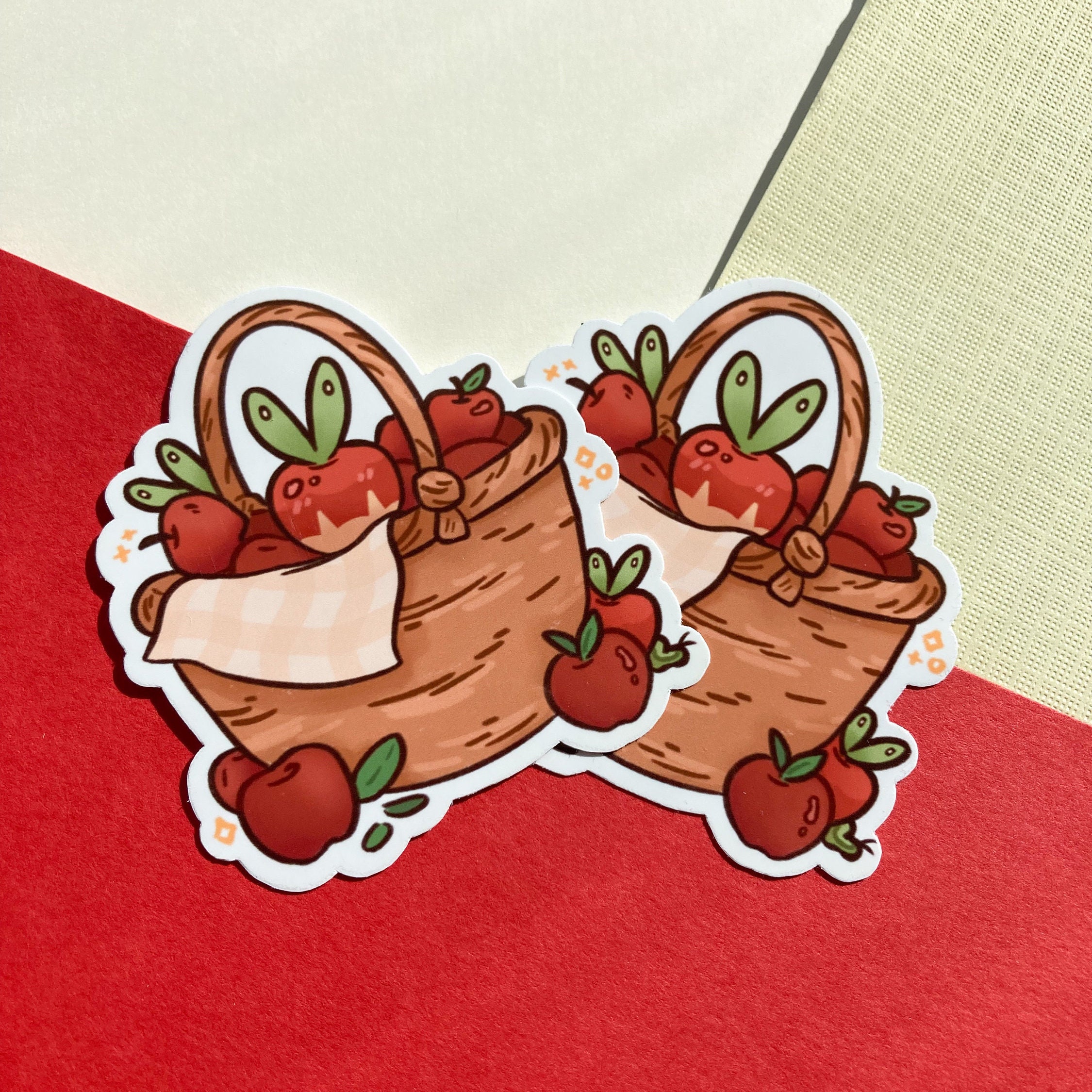 Cute Applin Pokemon Glossy Sticker - Etsy