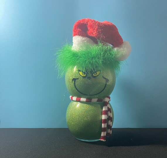 Light up Grinch Snowman Light Decoration Christmas - Etsy