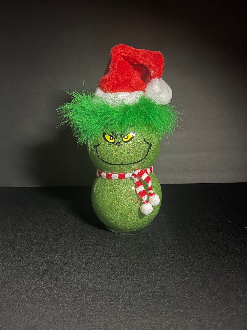 Light up Grinch Snowman Light Decoration Christmas - Etsy