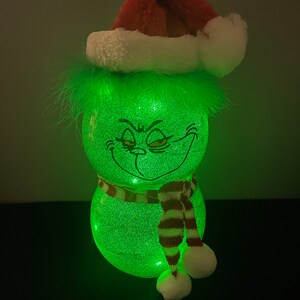Light up Grinch, Snowman Light Decoration, Christmas Decoration ...