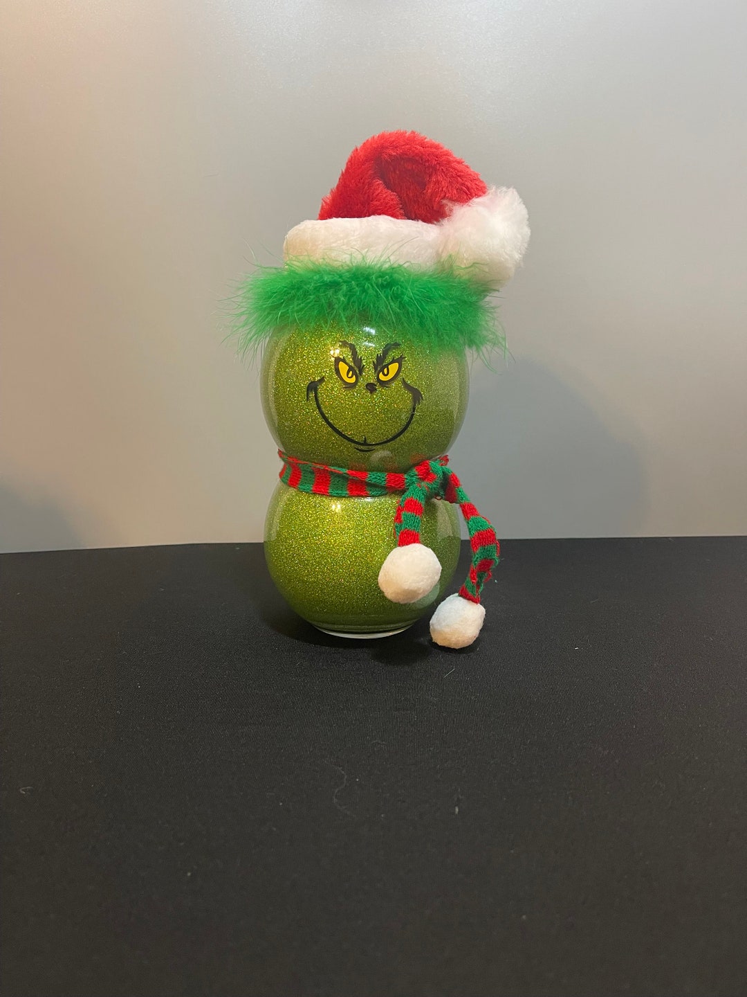 Light up Grinch Snowman Light Decoration Christmas - Etsy