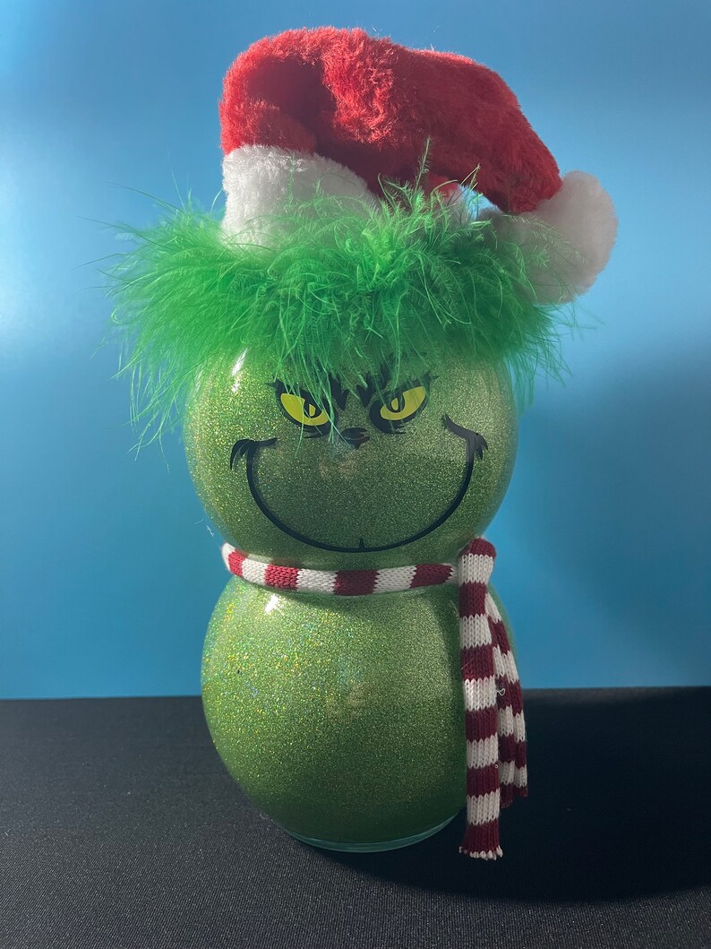 Light up Grinch Snowman Light Decoration Christmas - Etsy