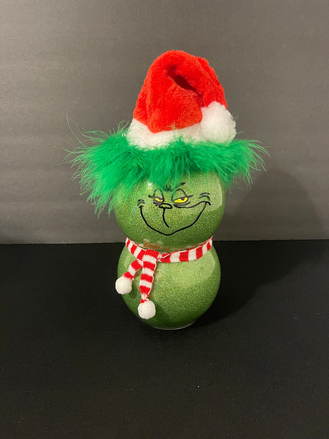 Light up Grinch Snowman Light Decoration Christmas - Etsy