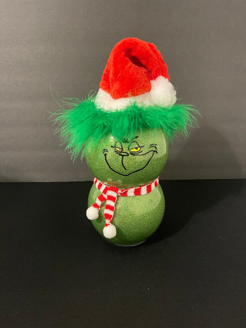 Light up Grinch Snowman Light Decoration Christmas - Etsy