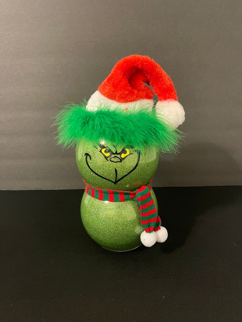 Light up Grinch Snowman Light Decoration Christmas - Etsy