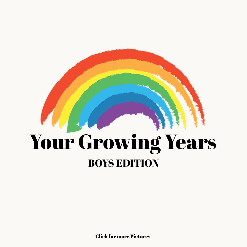 Nursery Boys Growing Up Poster Customizable | Etsy