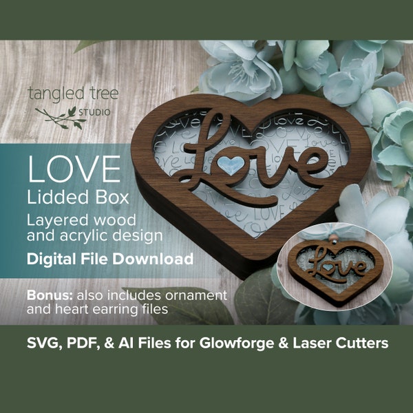 Lightburn Jewelry Box - Etsy