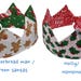 CHRISTMAS PARTY CROWN, Festive Fabric Crown, Reusable, Sustainable ...