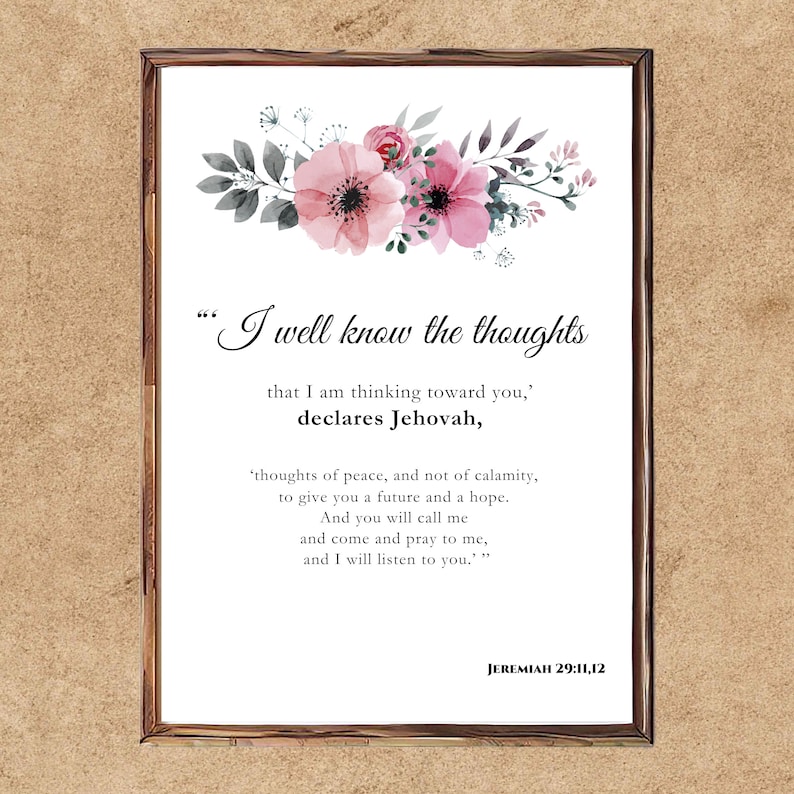3 JW Printable Bible Verses, Printable Wall Art, JW Bible Verses About ...