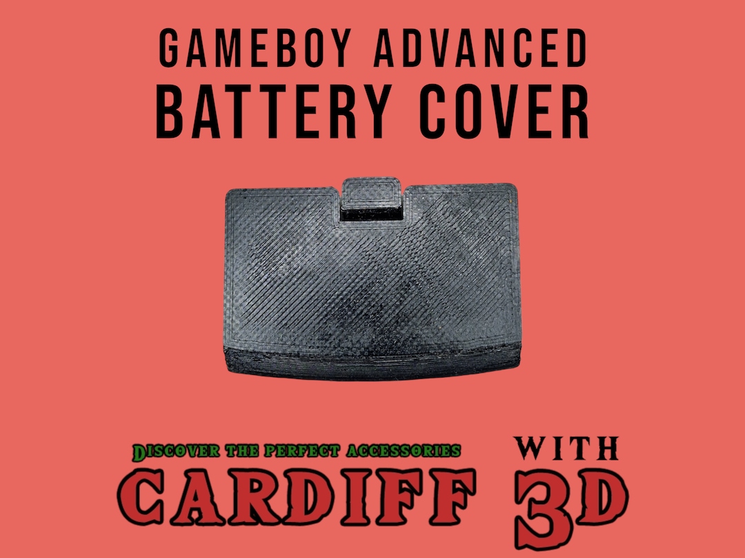 GBA Replacement Battery Cover 3D Printed Game Boy Advance Perfect Fit ...