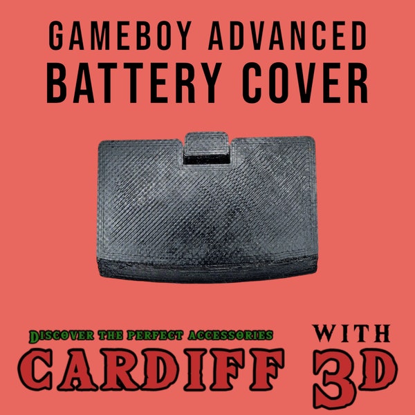 Gameboy Advance Battery Cover 3d Print - Etsy