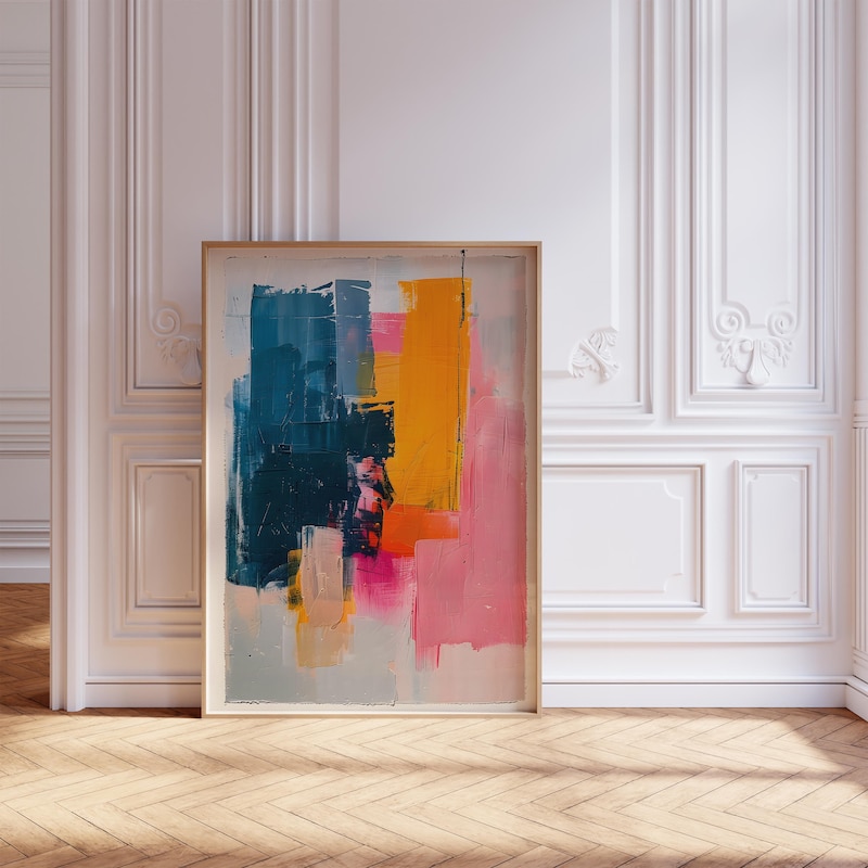 Bold Abstract Art - Etsy