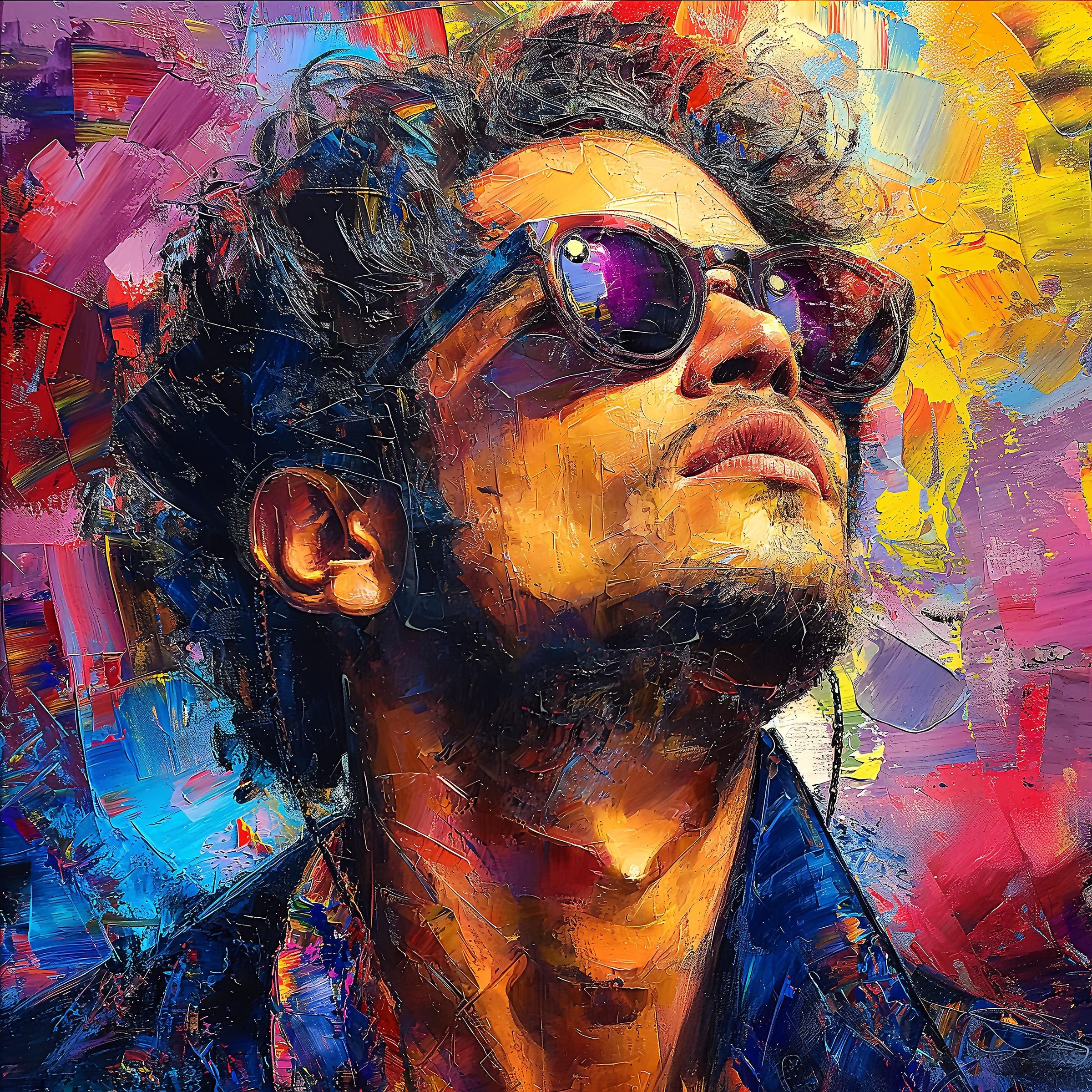 Bruno Mars Merch, Printable Musician Portrait Art Unique Home Decor ...