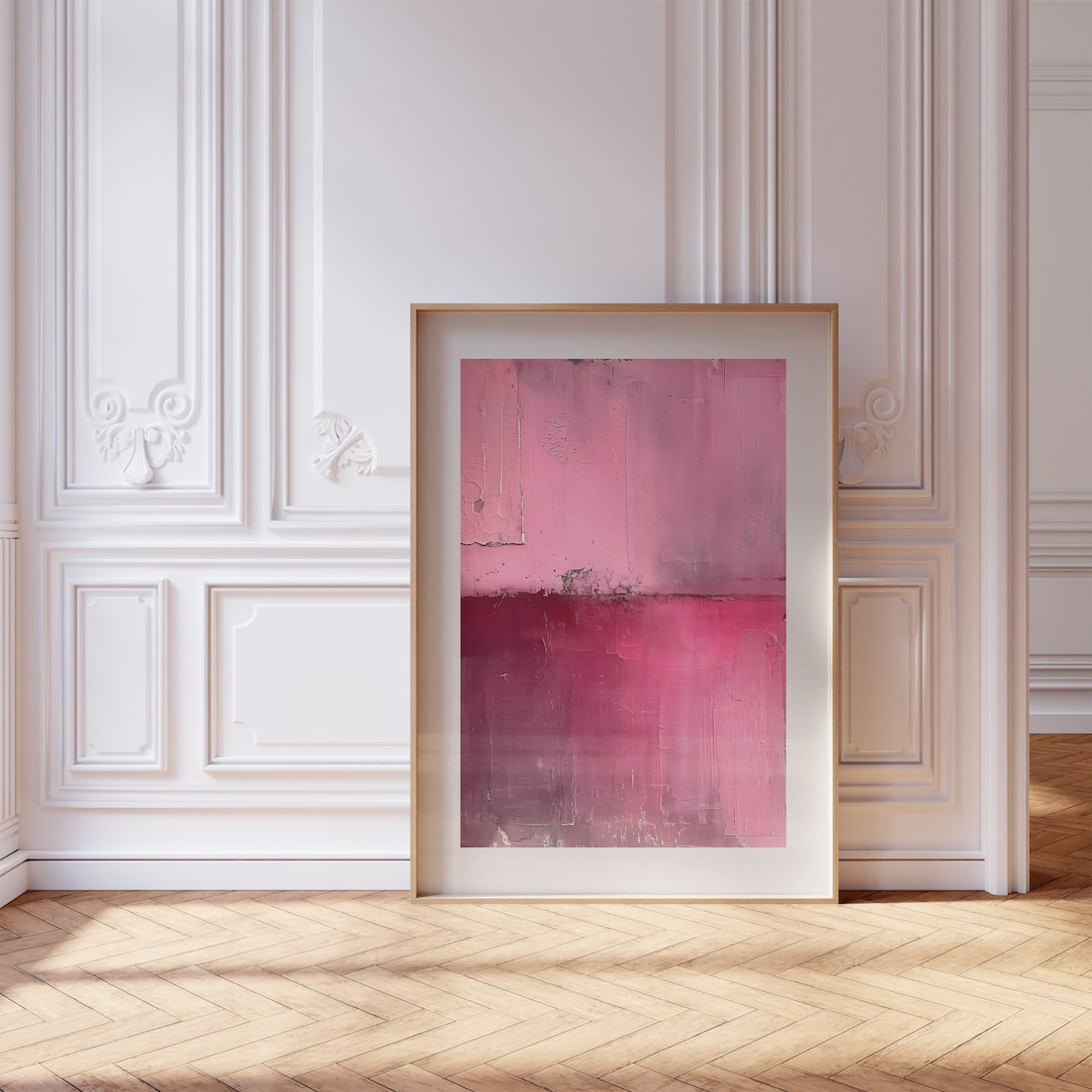 Modern Pink Inspired by Mark Rothko, Expressionist Art, Expressionist ...