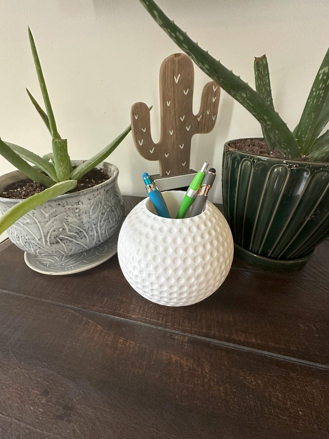 Golf Ball Pen Holder - Etsy
