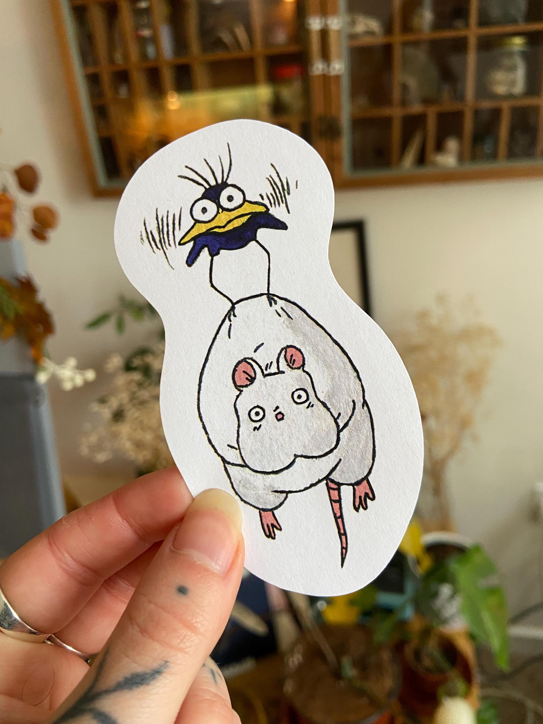 Ghibli Stickers | Jiji | No Face | Totoro | Soot Spites | Fly and Mouse ...