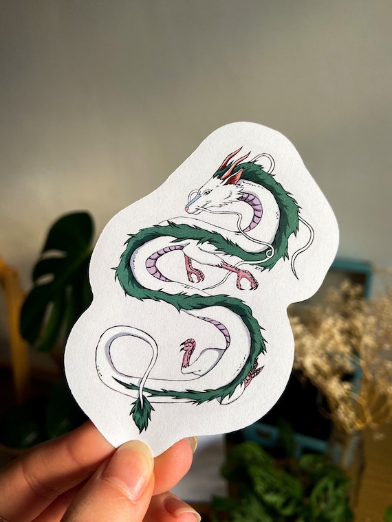 Haku Spirited Away Sticker Anime Studio Ghibli - Etsy UK